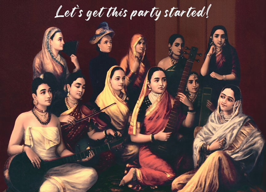 Daak Cheeky Postcard- Lets Get This Party Started – Daak Vaak