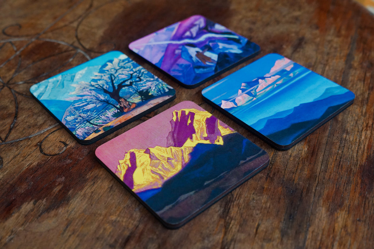 Nicholas Roerich - Daak Coaster Set of 4 Paintings – Daak Vaak