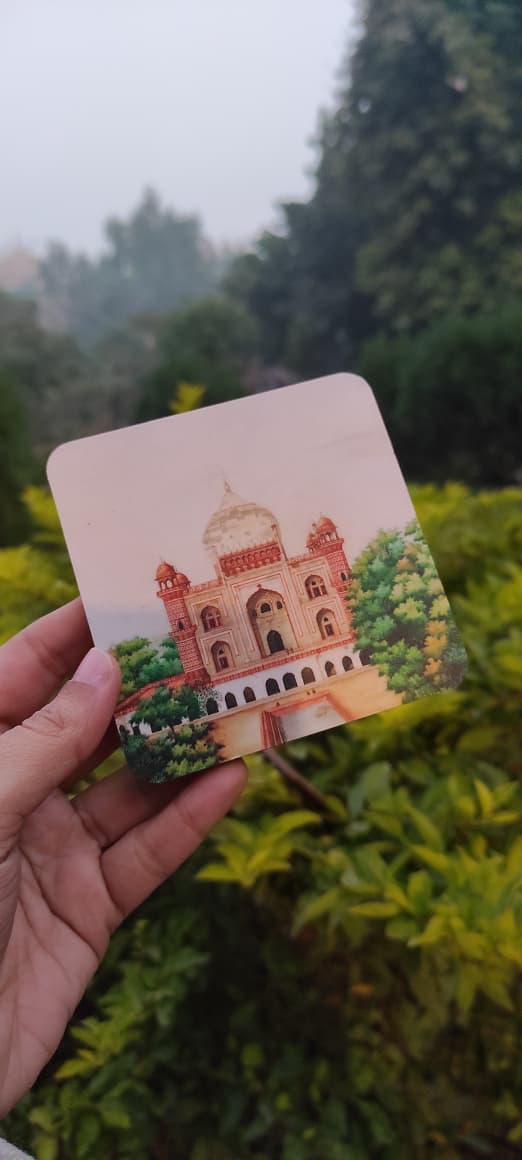 The Delhi Monuments - Daak Coaster set of 4 – Daak Vaak